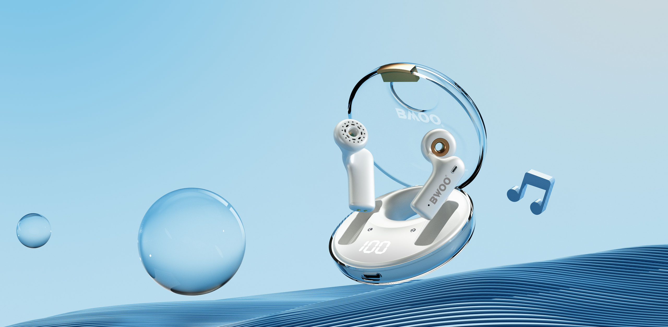 Wireless earphone- BWOO